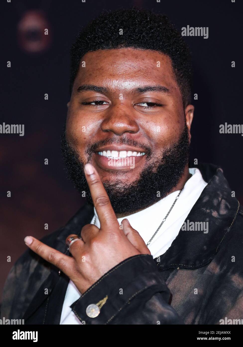 HOLLYWOOD, LOS ANGELES, CALIFORNIA, USA - JANUARY 14: Singer Khalid ...