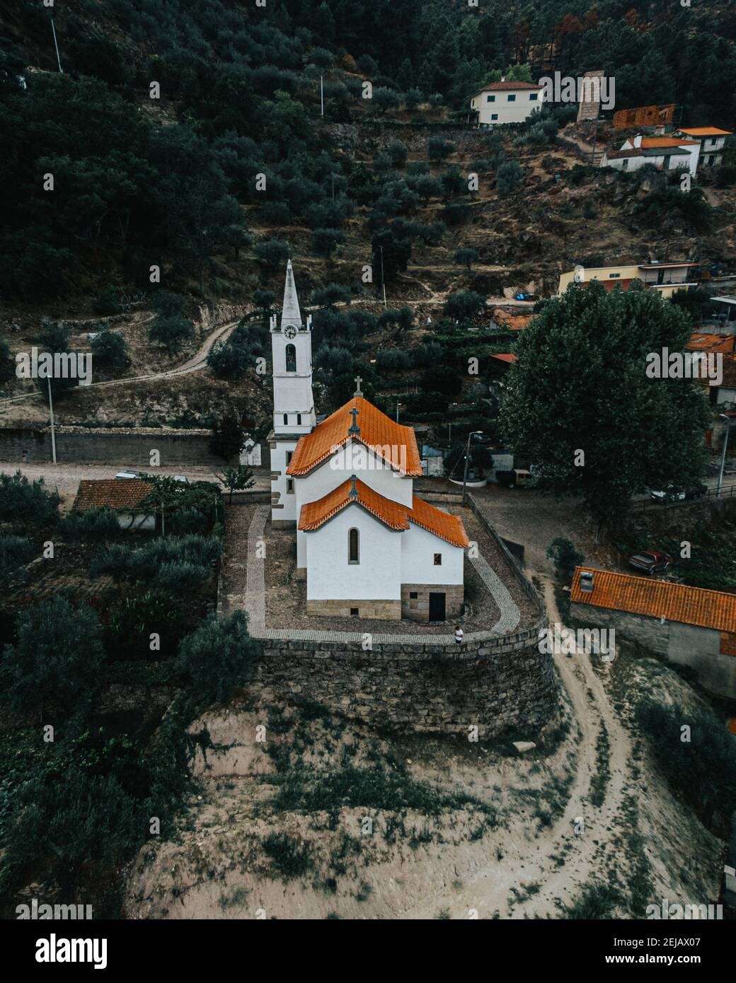 Aerial church hi-res stock photography and images - Alamy