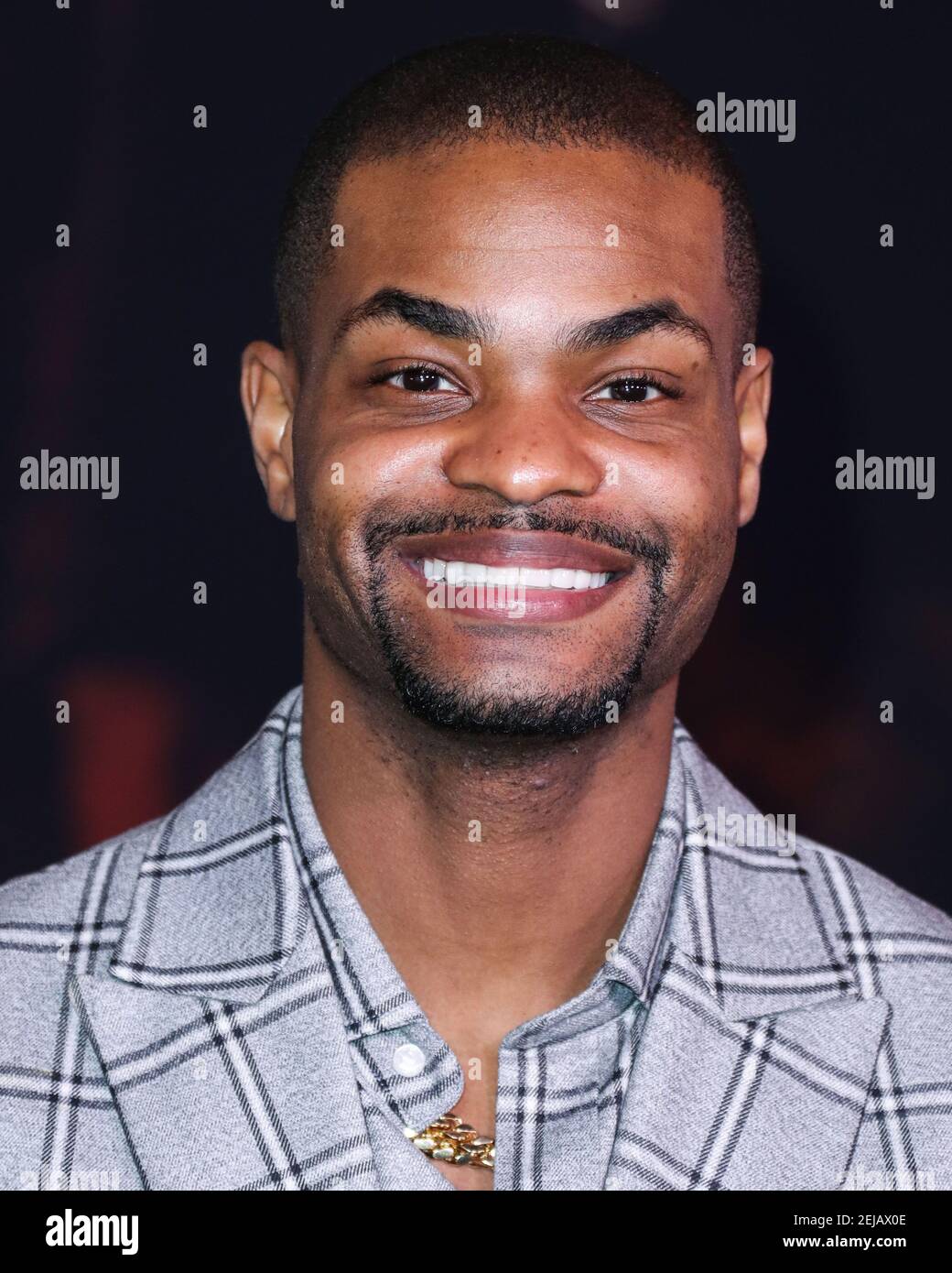 HOLLYWOOD, LOS ANGELES, CALIFORNIA, USA - JANUARY 14: King Bach arrives ...
