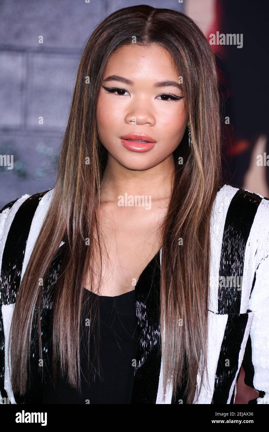 HOLLYWOOD, LOS ANGELES, CALIFORNIA, USA - JANUARY 14: Actress Storm ...