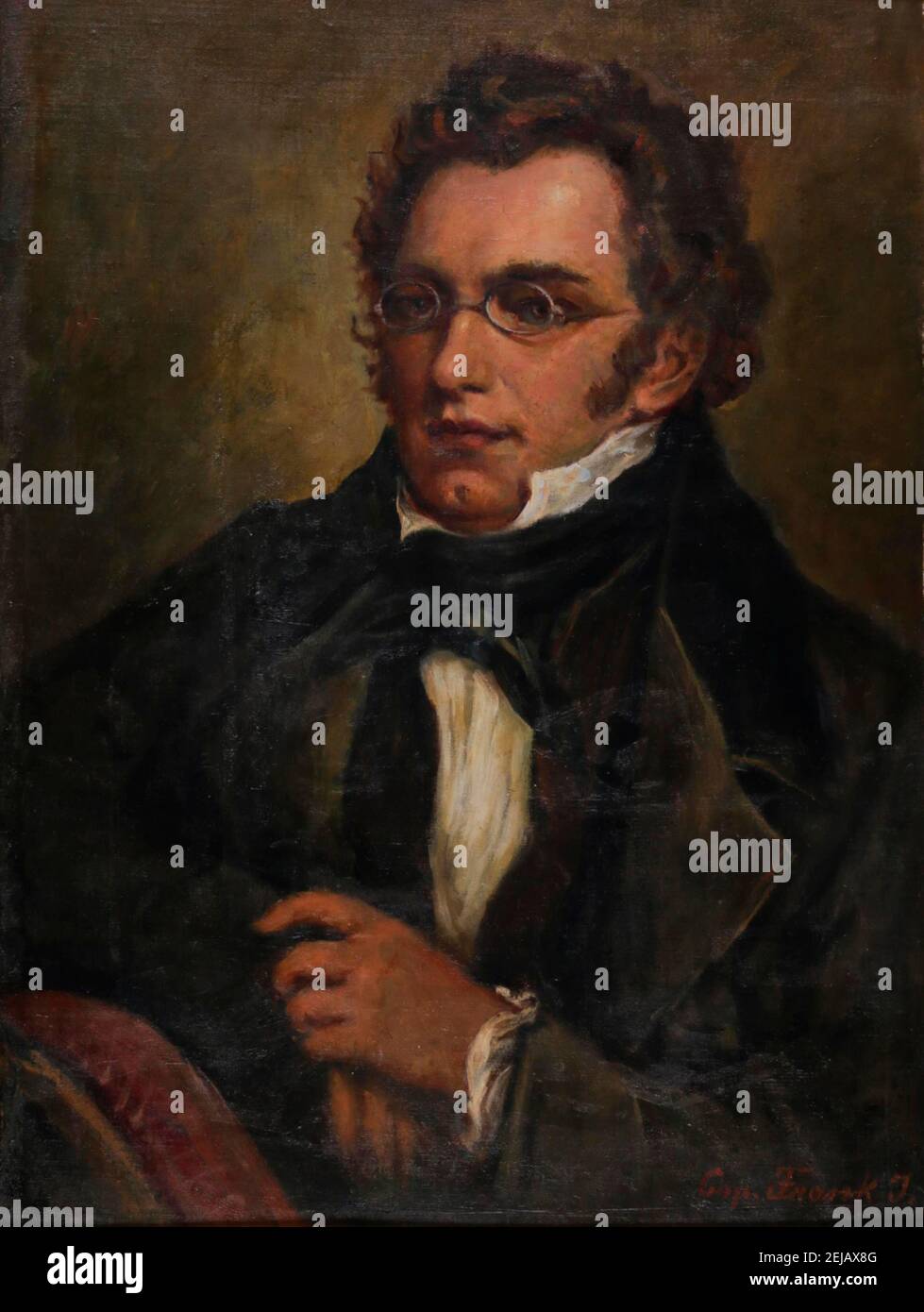 Portrait of Franz Schubert (1797-1828). Museum: PRIVATE COLLECTION ...
