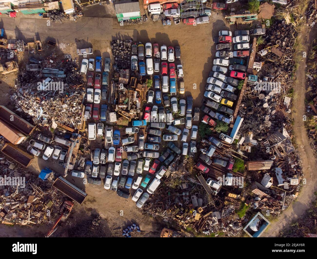 Junkyard aerial view hi-res stock photography and images - Alamy Junkyard aerial view hi-res stock photography and images - Alamy