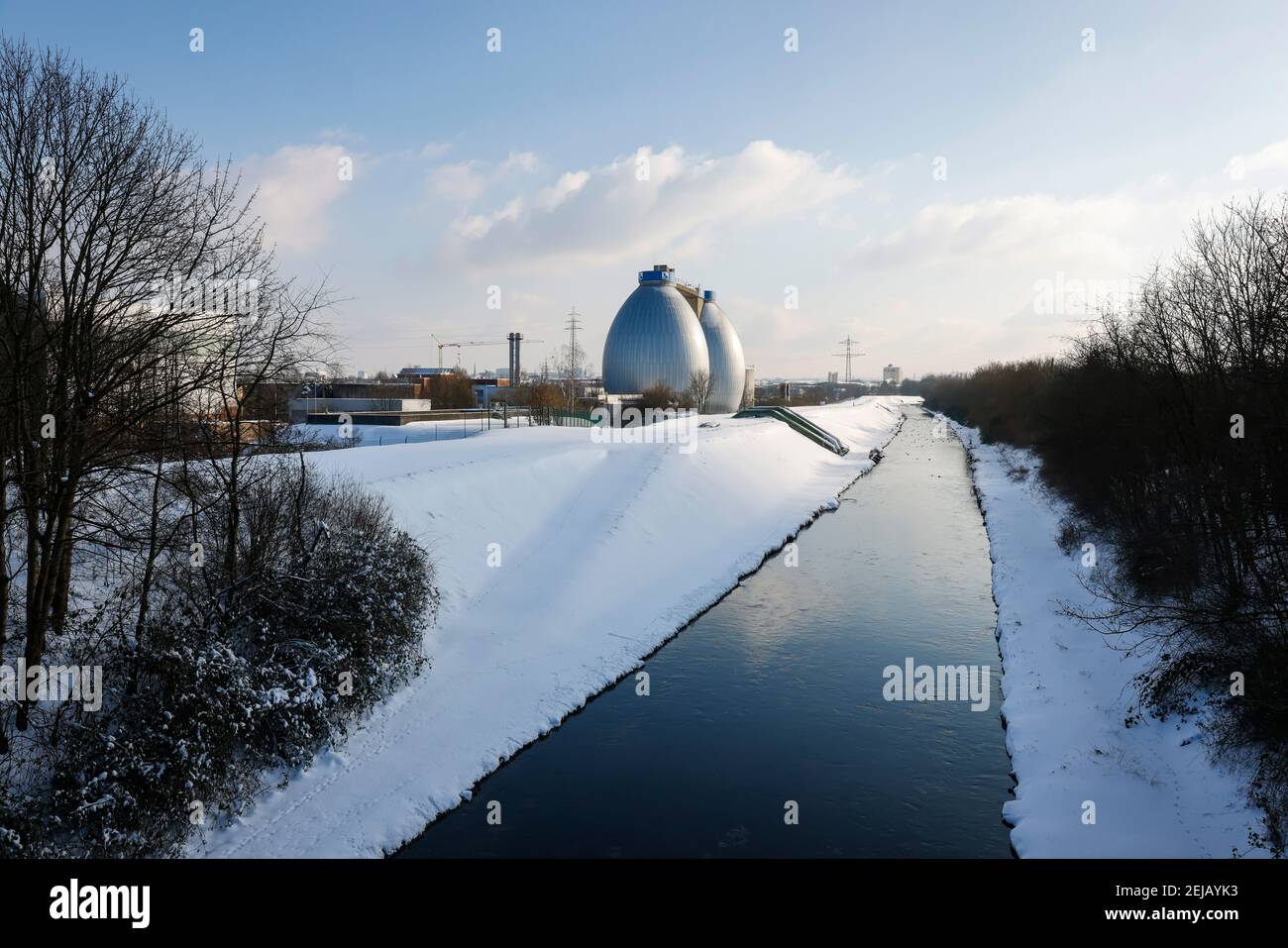 Dortmund, North Rhine-Westphalia, Germany - Sunny winter landscape in ...