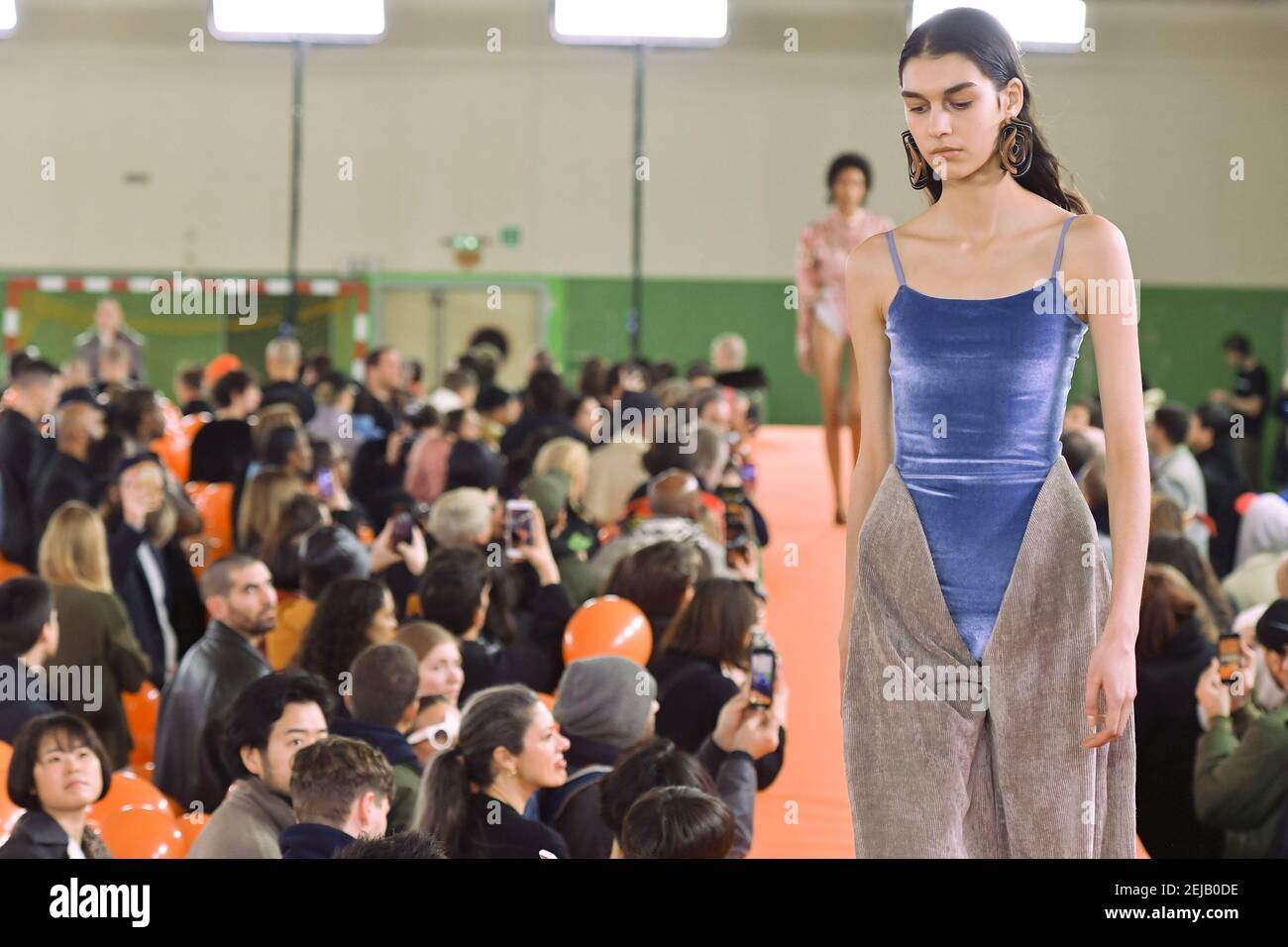 Model walks on the runway during the Y/Project fashion show during ...
