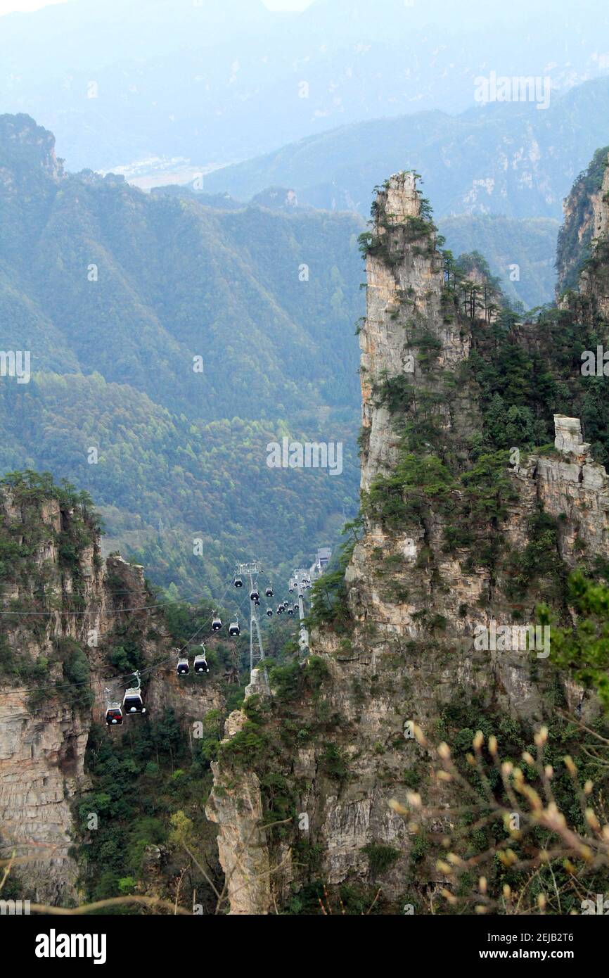 Hunan,CHINA-With the popularity of the "avatar" sequel, the alien scene ...