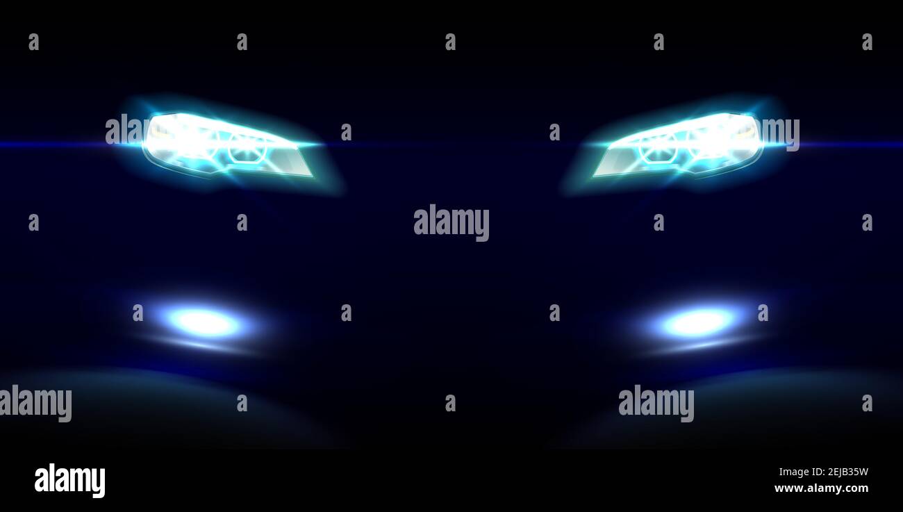 Tail lights van Stock Vector Images - Alamy