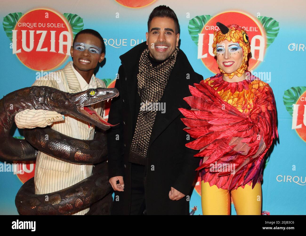 Dr Ranj Singh with guests at the Cirque du Soleil Luzia Press Night at ...