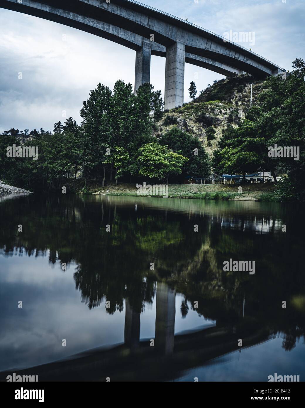 Bridge and water reflection hi-res stock photography and images - Alamy