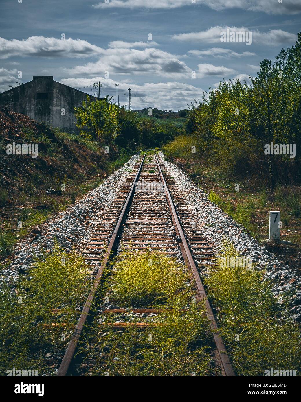 Rail track railway railroad old journey hi-res stock photography and ...