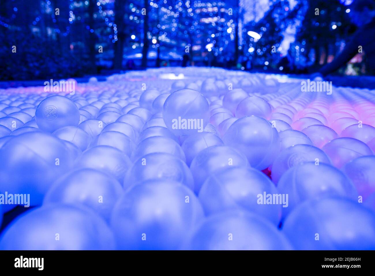 Pool of Light art installation is seen during the opening day of the ...
