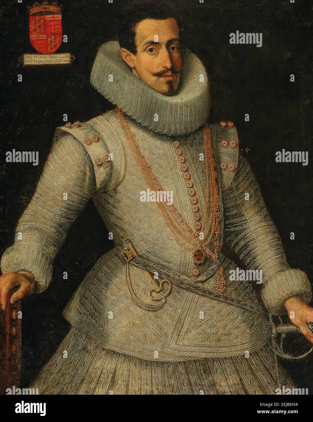 Portrait of Dom Manuel de Moura Corte-Real, 2nd Marquis of Castel ...