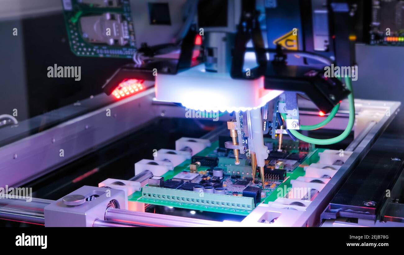 Automated production circuit boards hi-res stock photography and images ...