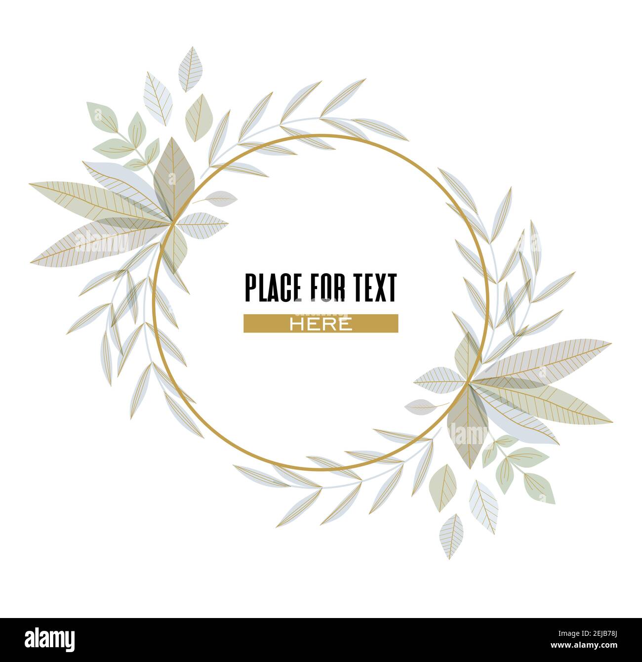 Decoration branches with leaves Stock Vector Image & Art - Alamy