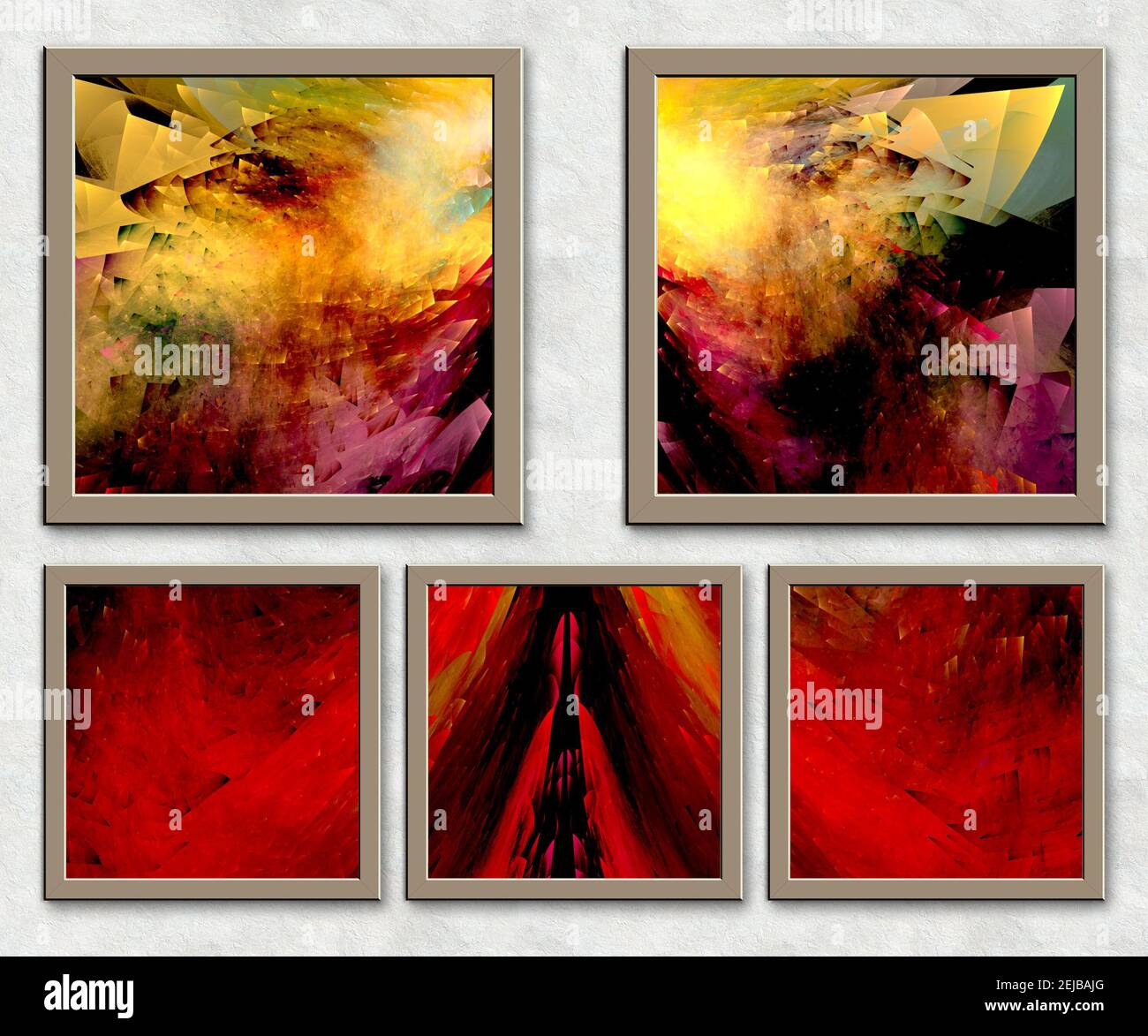 Fractal frames hi-res stock photography and images - Alamy