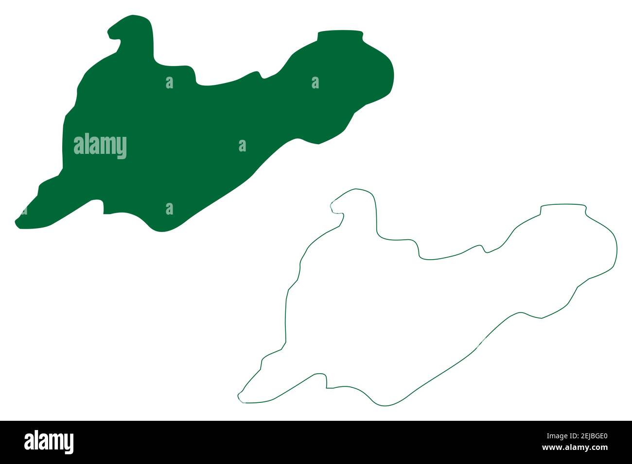 Charaideo district (Assam State, Republic of India) map vector ...