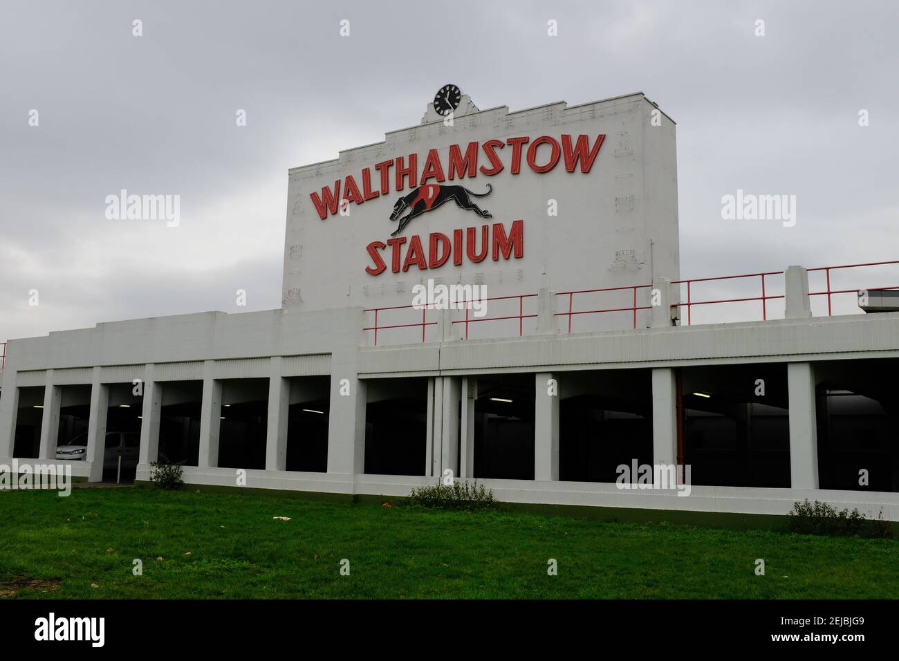 WALTHAMSTOW, LONDON - 22ND FEBRUARY 2021: The preserved art deco ...