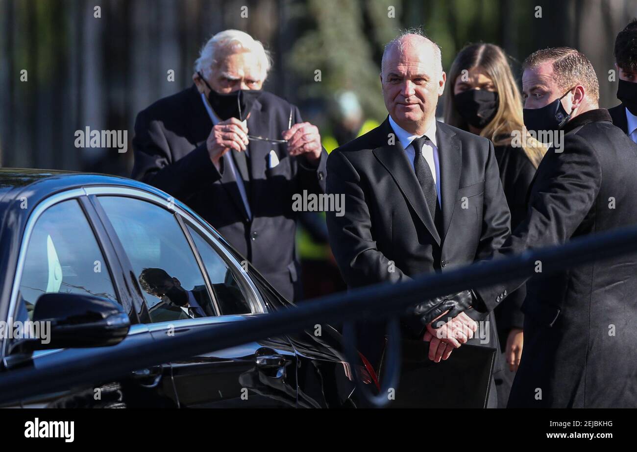 Ireland's chief medical officer Dr Tony Holohan (centre) arrives for ...