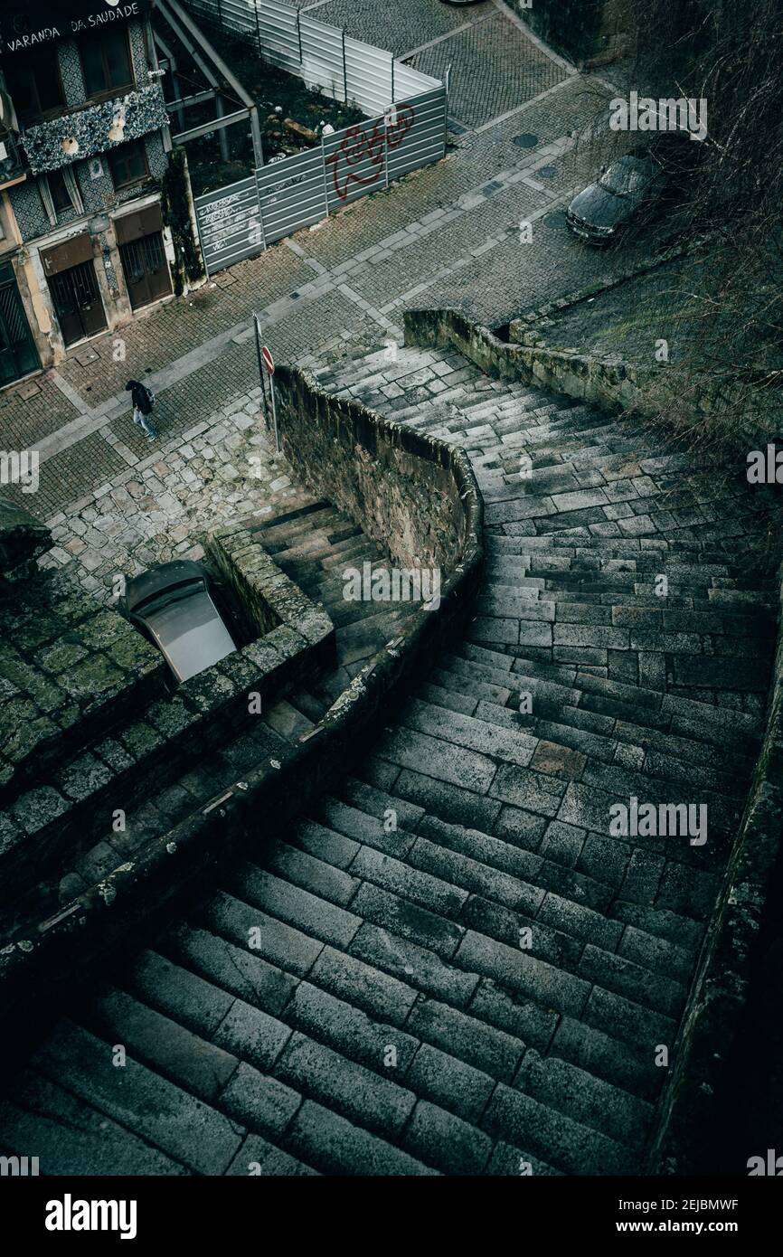 Stairs in Porto Stock Photo - Alamy
