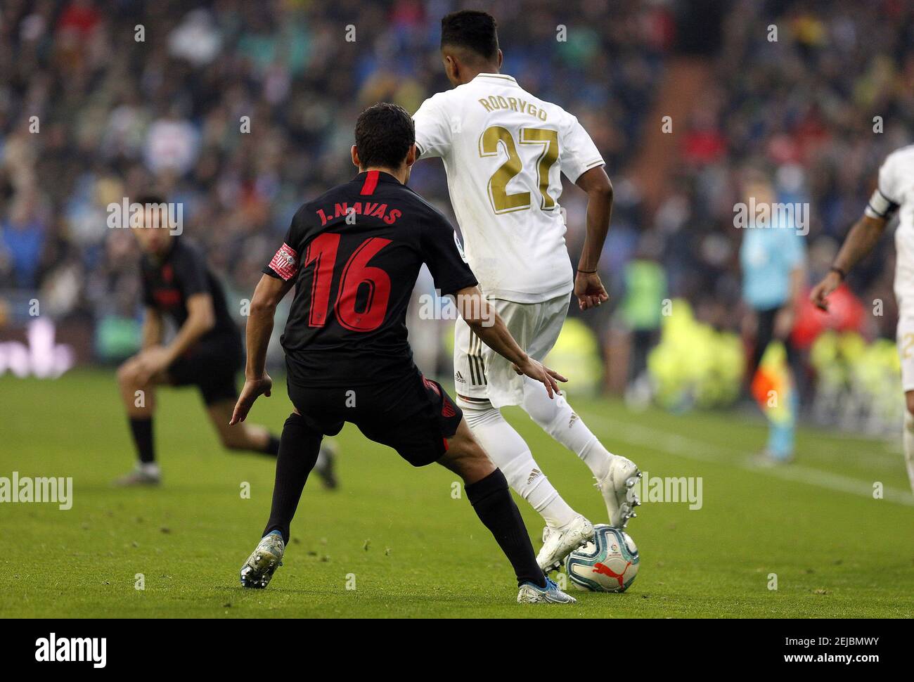 Real Madrid CF's Rodrygo Goes seen in action during the Spanish La Liga ...