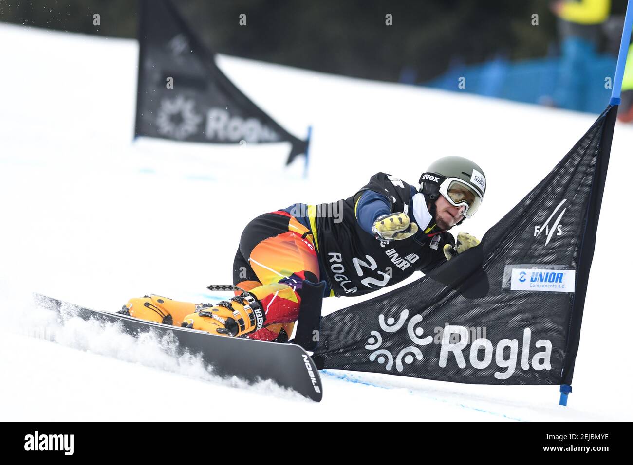 Oskar Kwiatkovski of Poland competes during the final race of the FIS ...