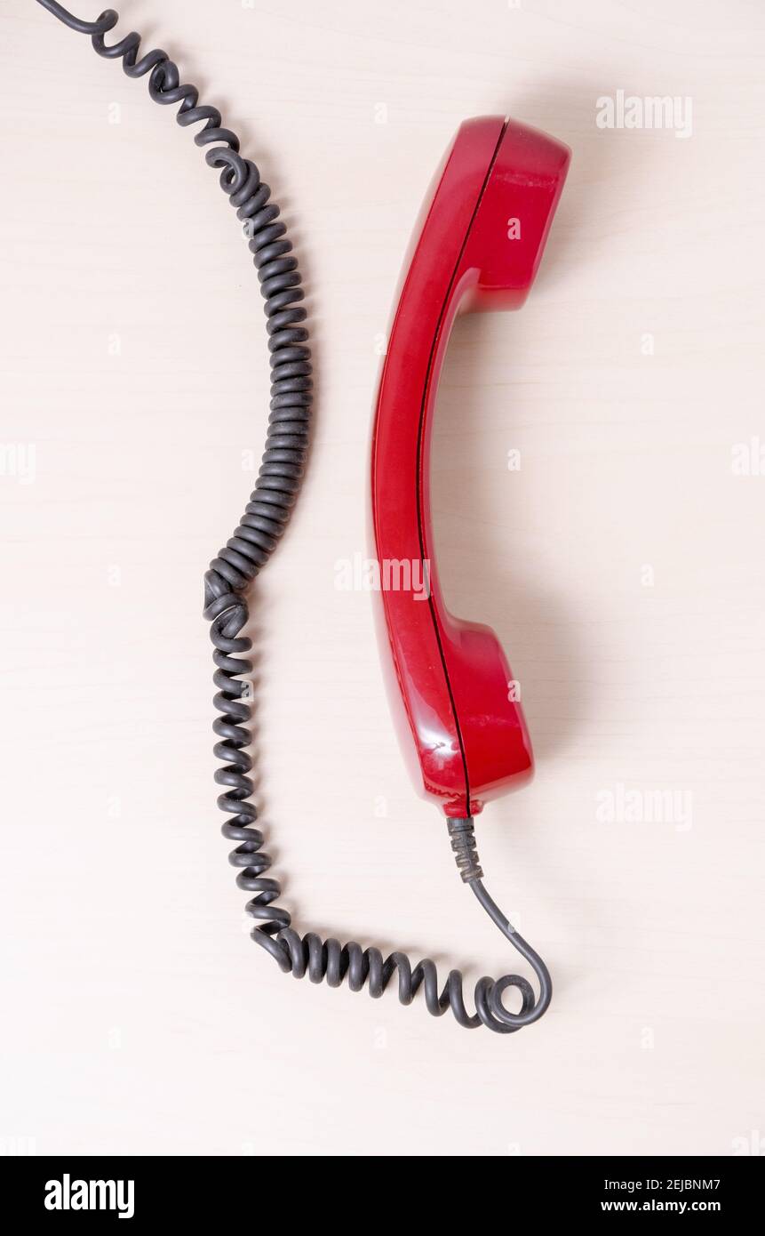 Vintage telephone receiver hi-res stock photography and images - Alamy