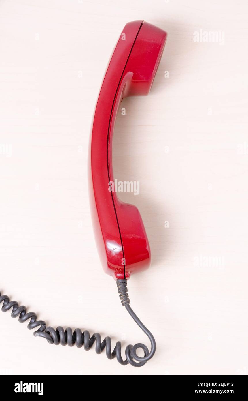 Vintage telephone receiver hi-res stock photography and images - Alamy
