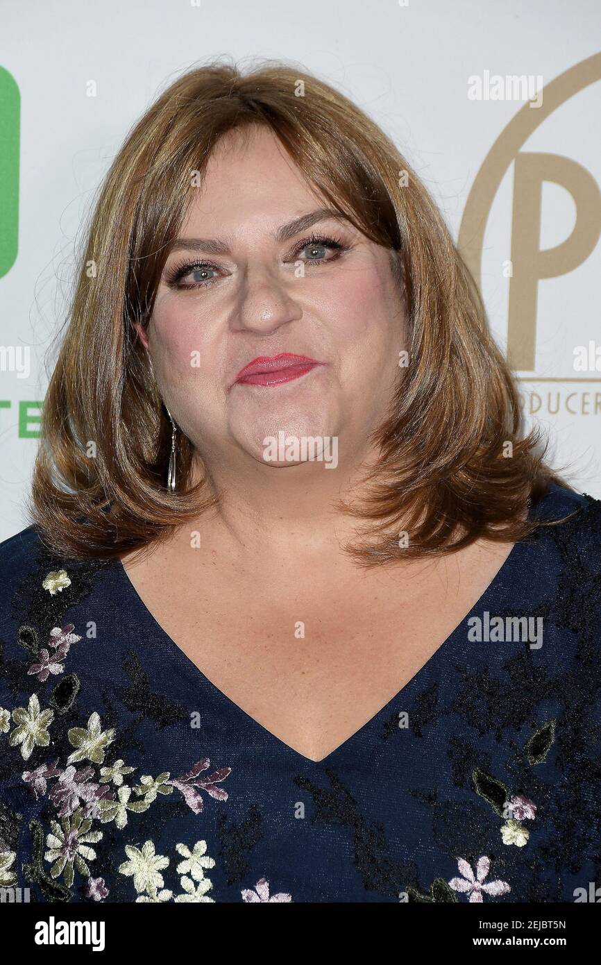 Gail Berman walks the carpet at the 31th Annual Producers Guild Awards ...