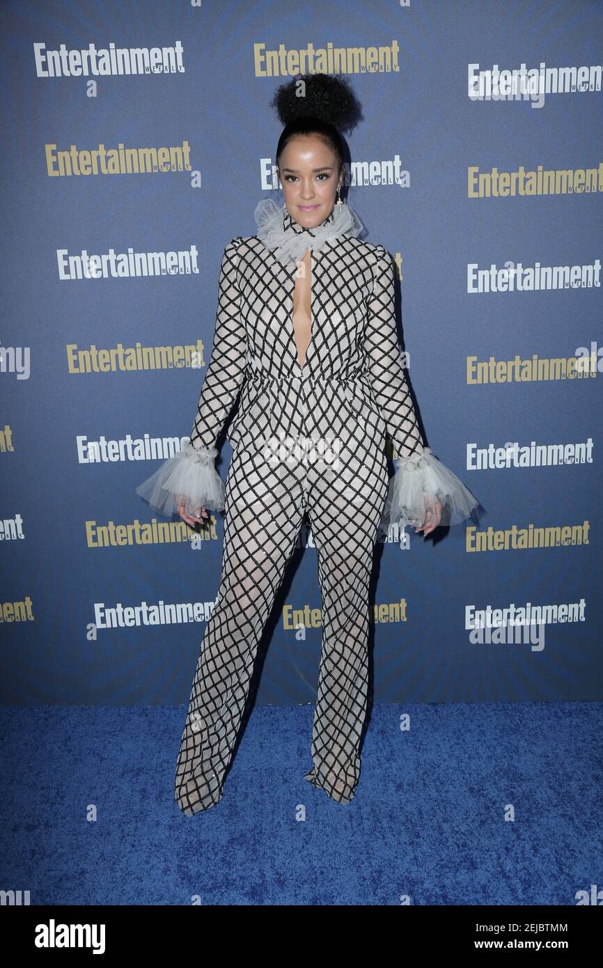 Bahia Watson walking the red carpet at Entertainment Weekly’s Official ...