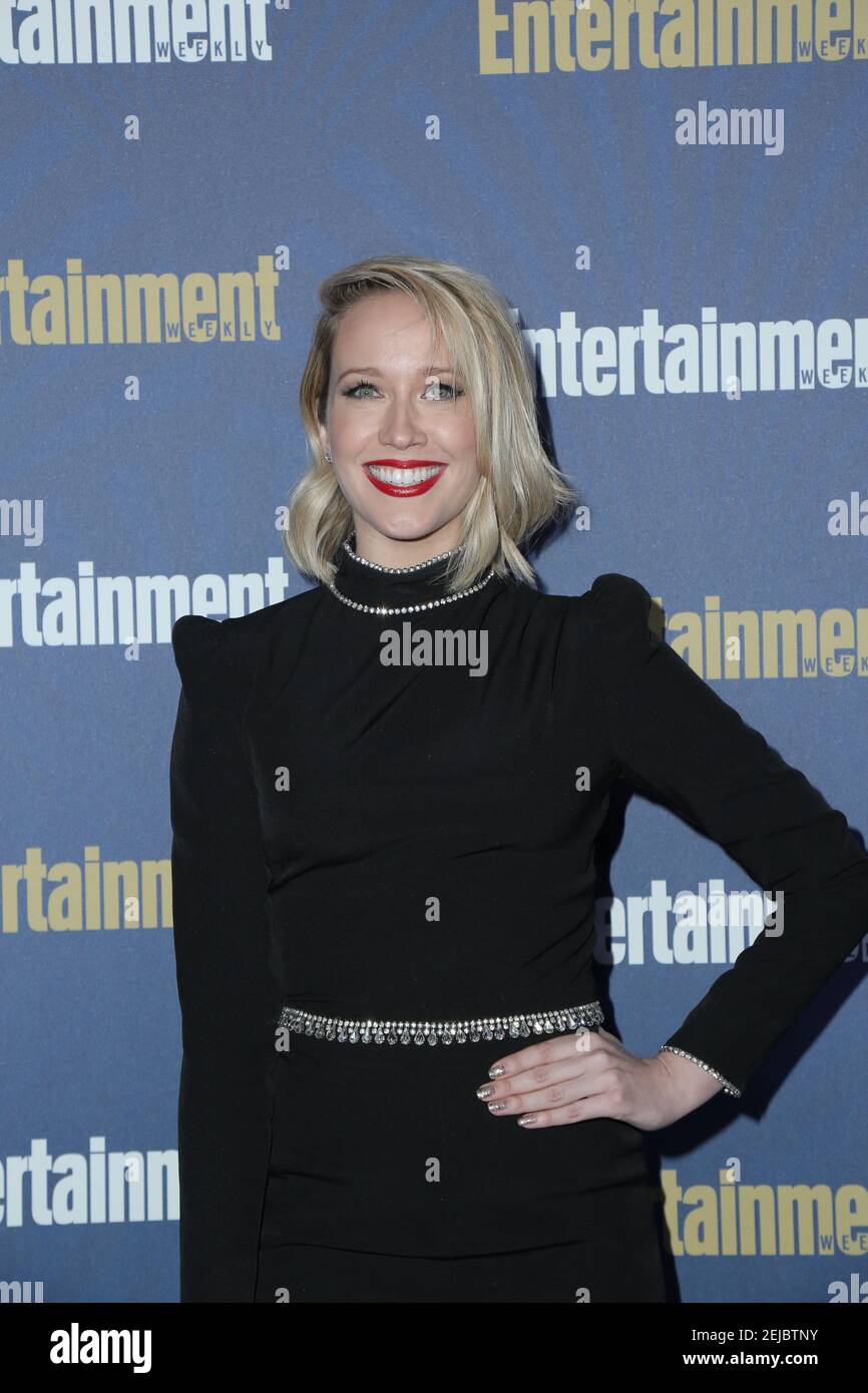 Anna Camp walking the red carpet at Entertainment Weekly’s Official Pre ...