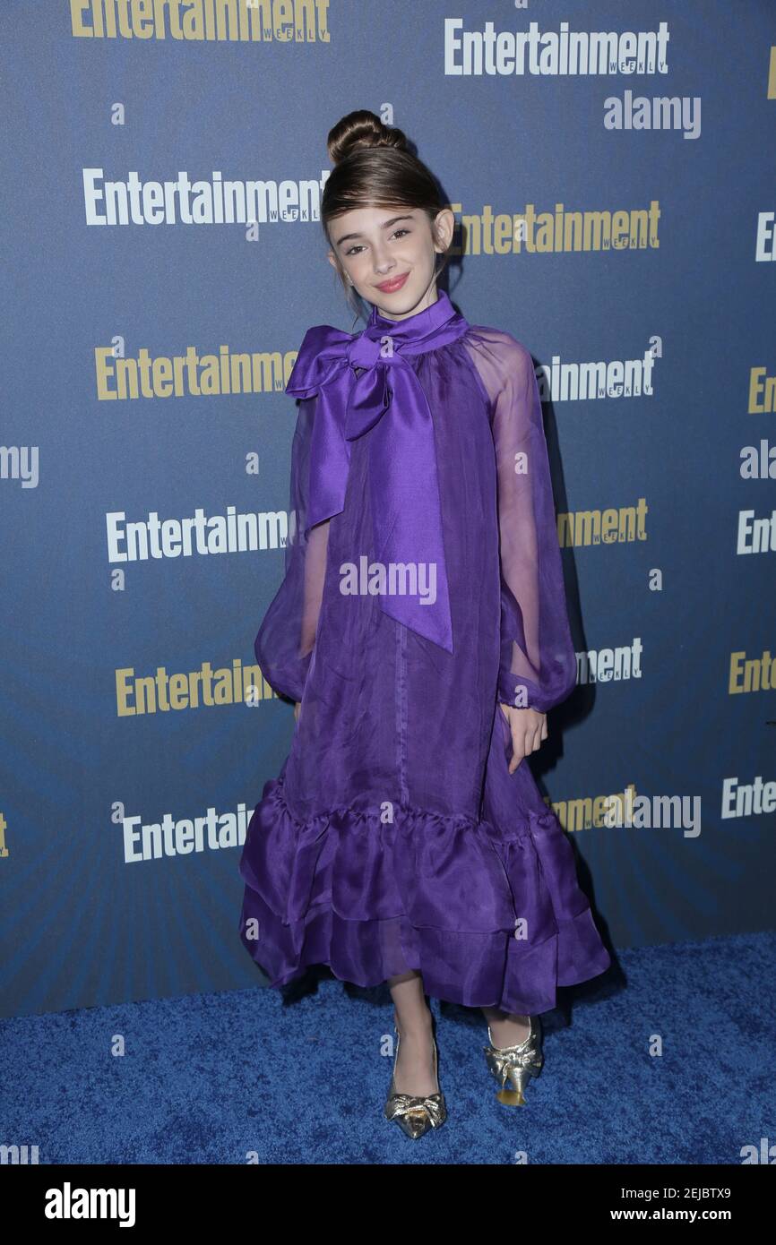 Julia Butters walking the red carpet at Entertainment Weekly’s Official ...