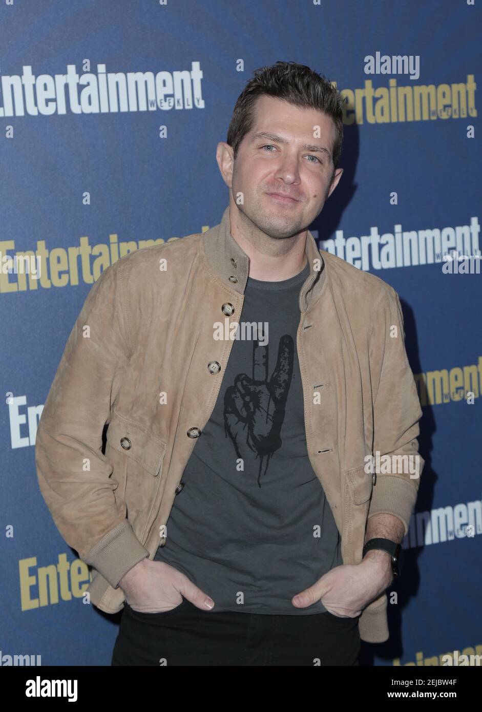 Joel Johnstone walking the red carpet at Entertainment Weekly’s Official Pre-SAG Awards ...