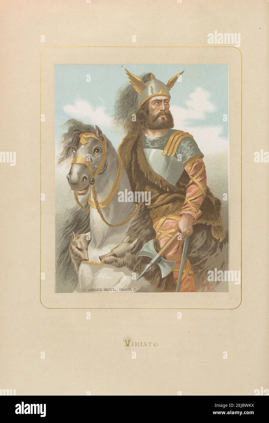 Viriathus. From: Hombres y mujeres ce?lebres de todos los tiempos by ...