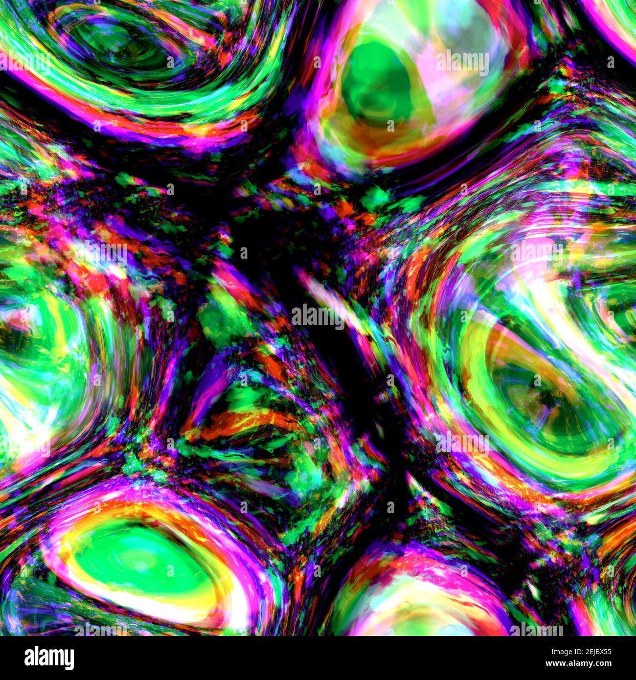 Artwork of different light diffraction in various broken glass ...