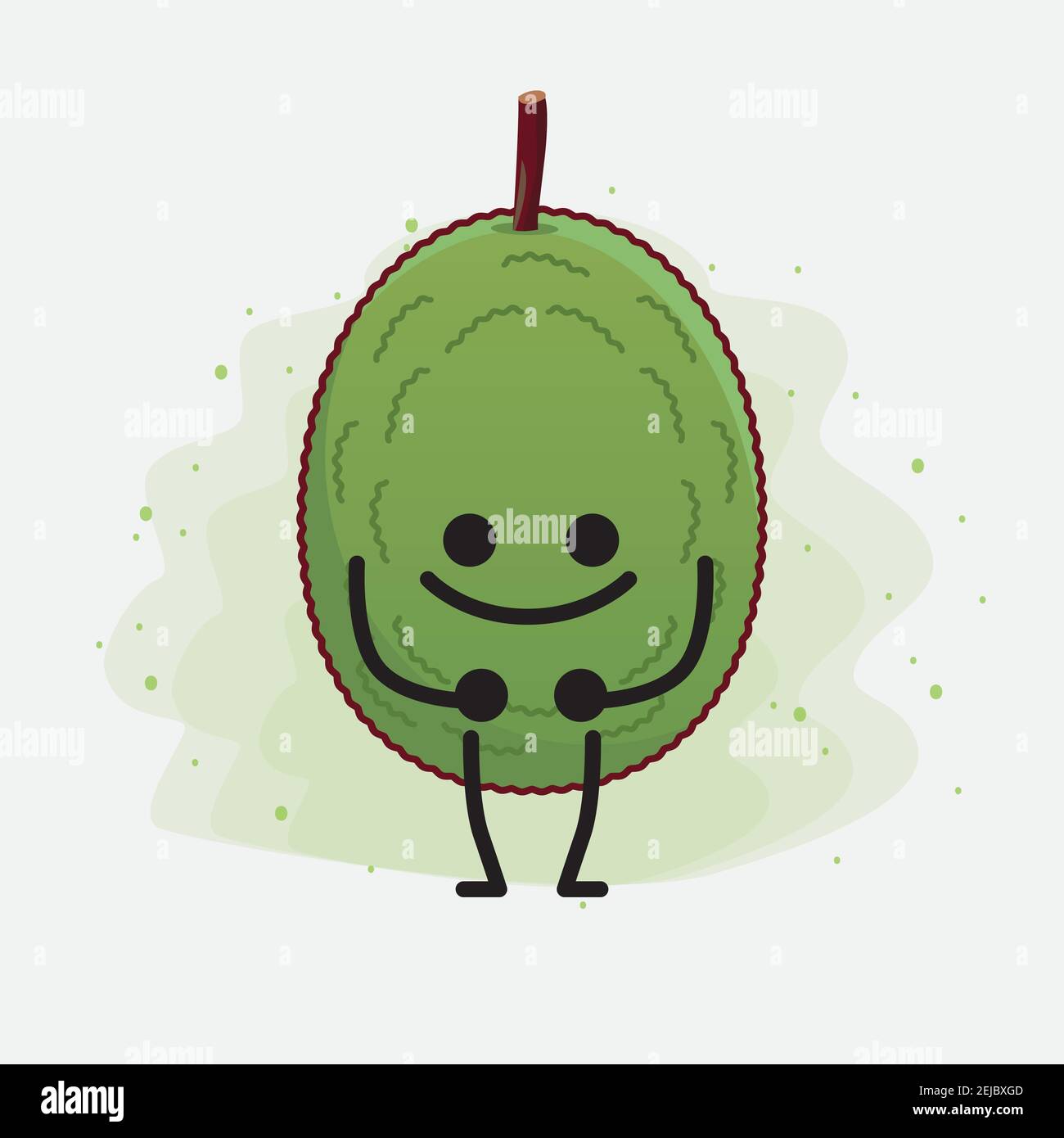 Green jackfruit leaf Stock Vector Images - Alamy