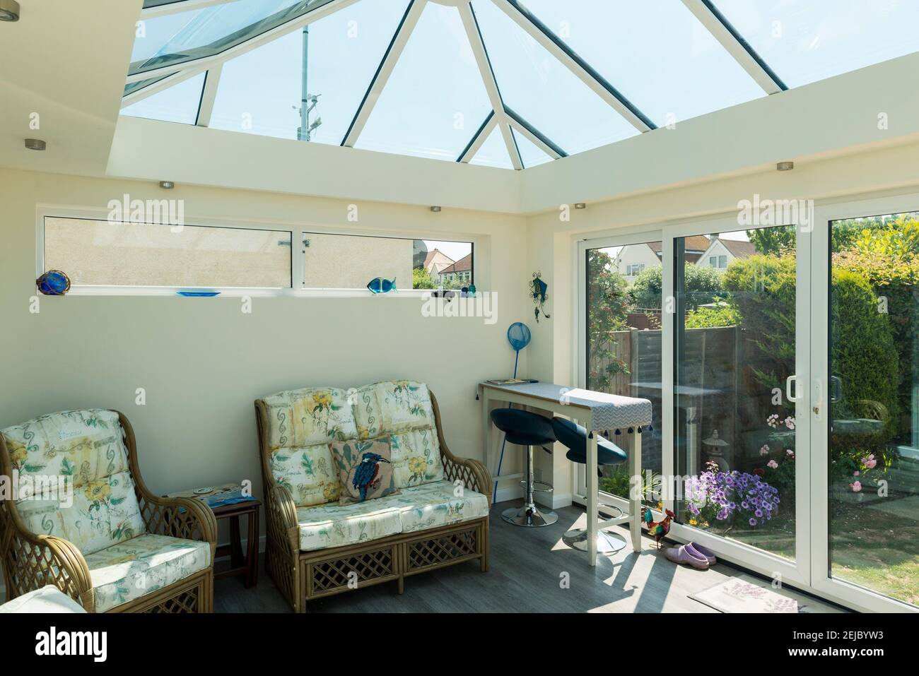 Photos of a modern and stylish double glazed conservatory on a ...