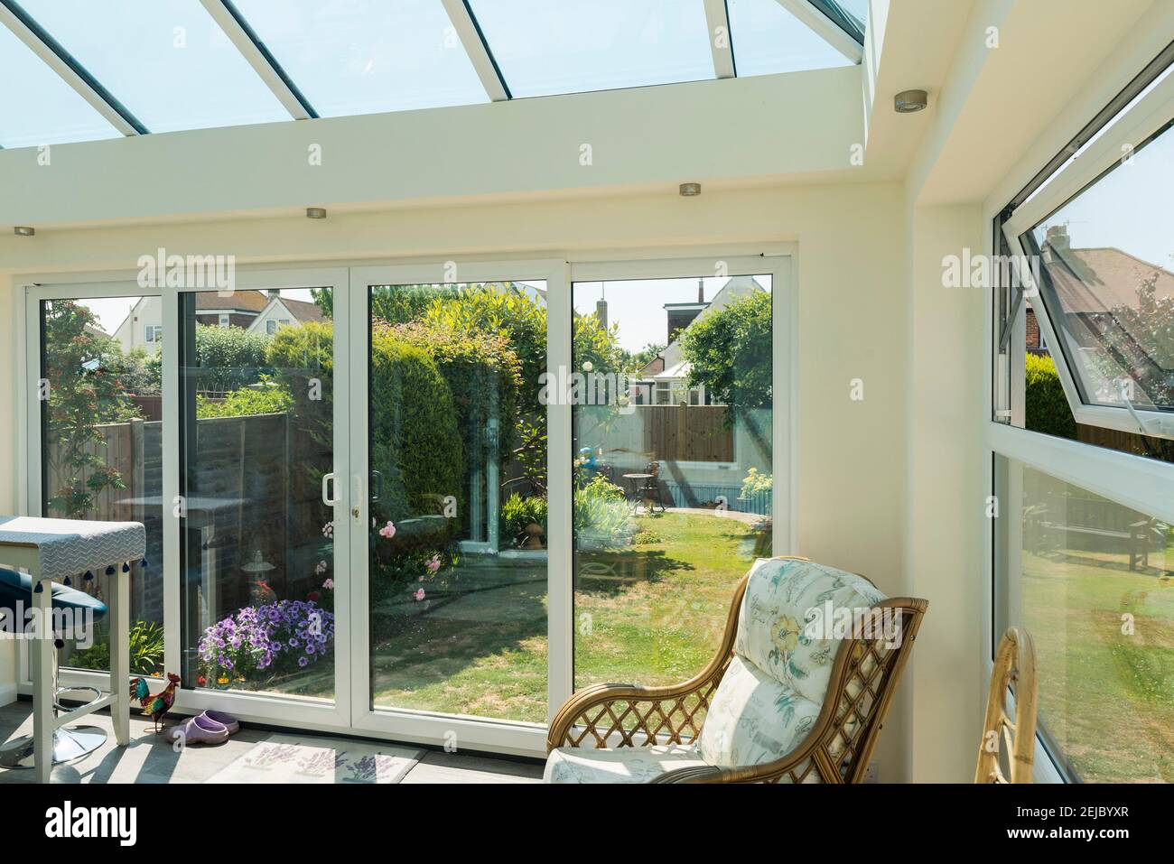 Photos of a modern and stylish double glazed conservatory on a ...
