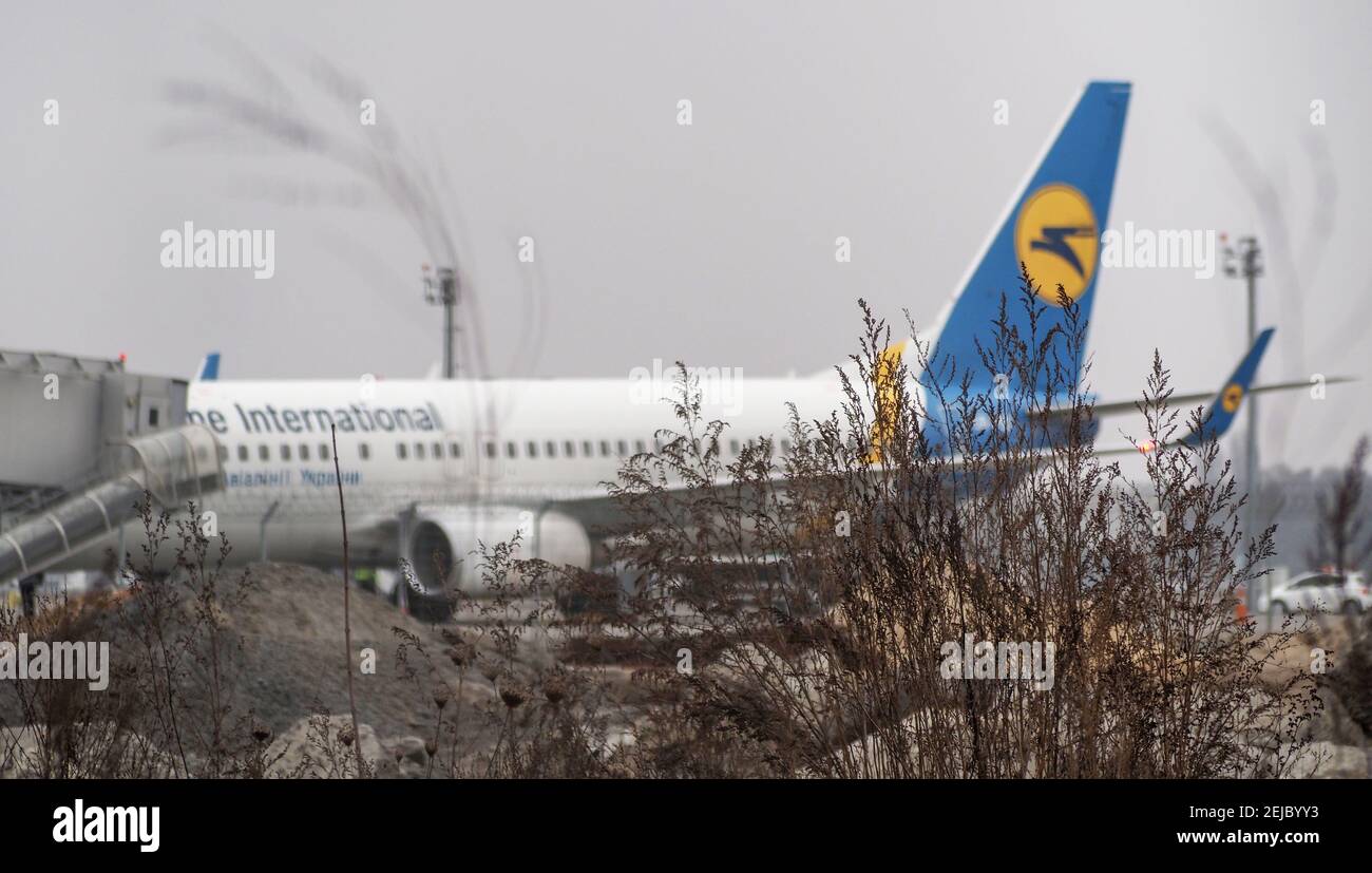 Ukraine International Airlines at Boryspil International Airport. The ...