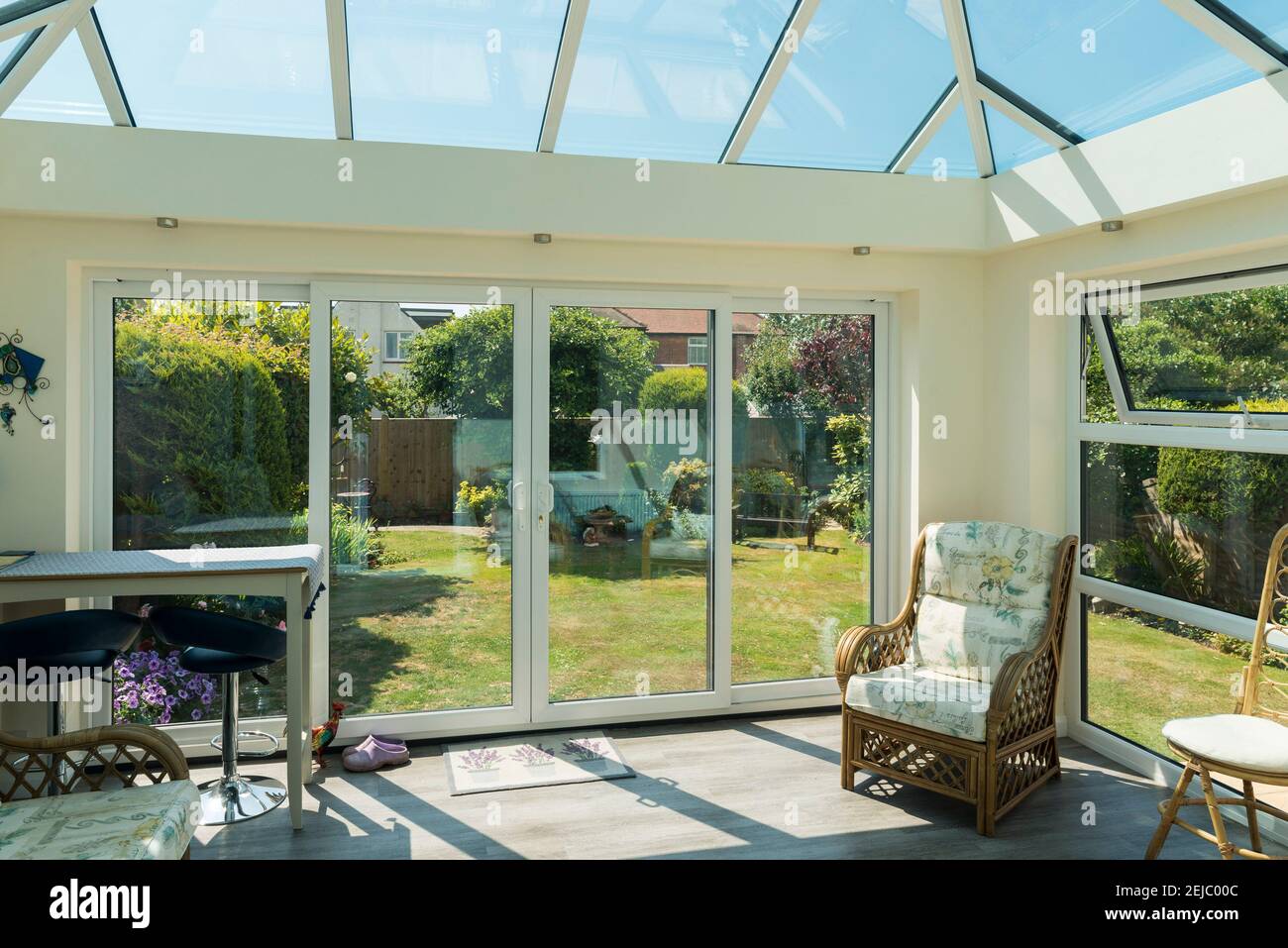Photos of a modern and stylish double glazed conservatory on a ...