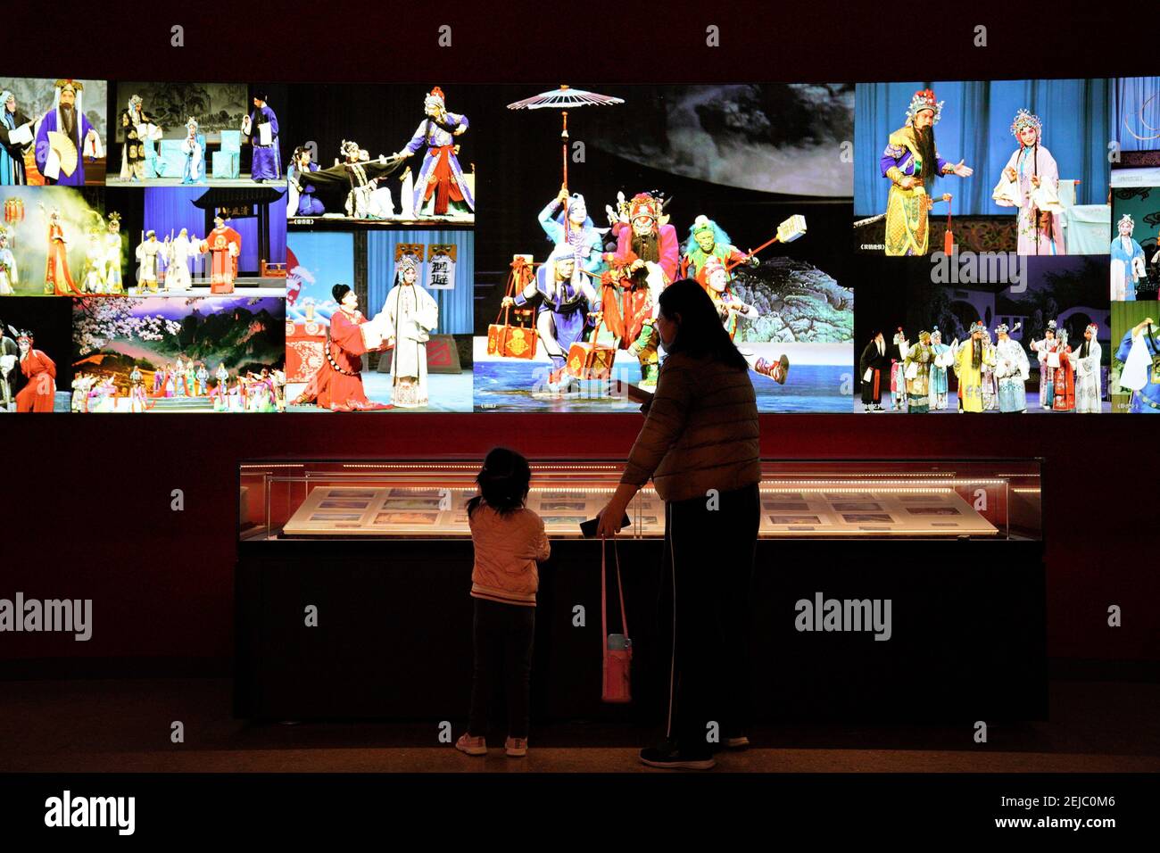 Shijiazhuang, China's Hebei Province. 22nd Feb, 2021. People visit ...