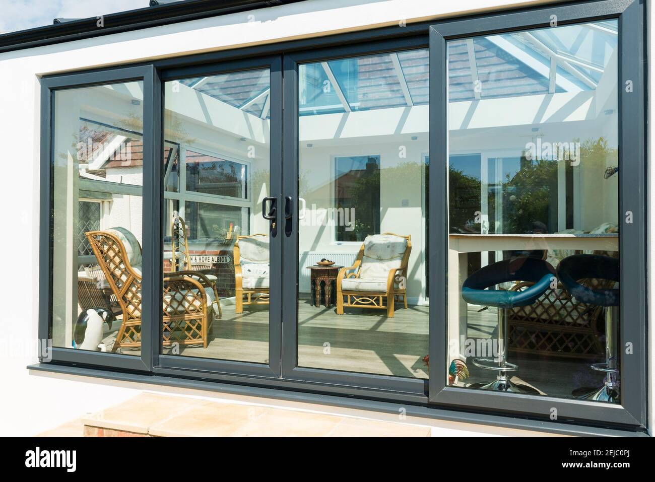 Photos of a modern and stylish double glazed conservatory on a ...
