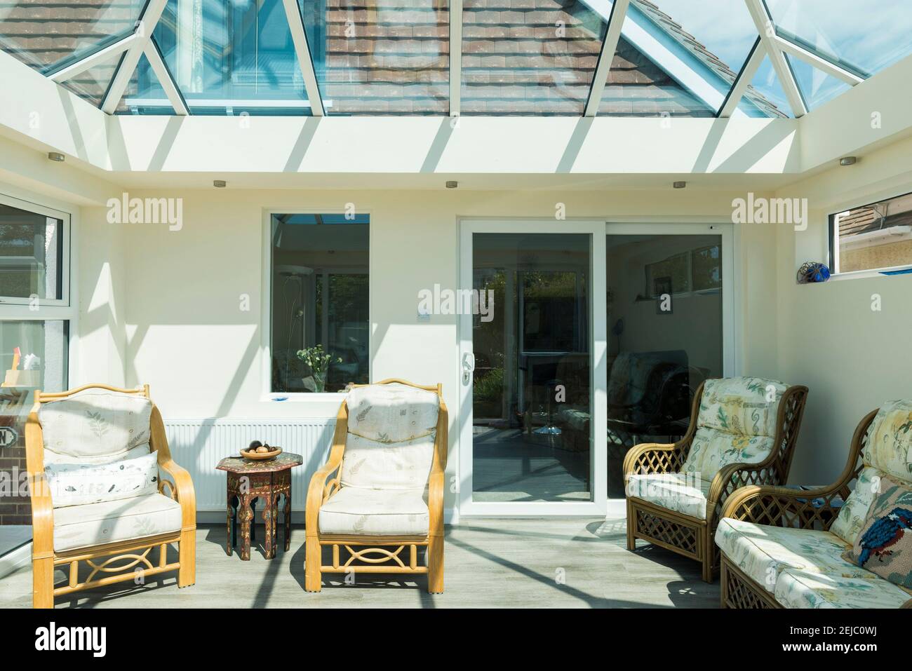 Photos of a modern and stylish double glazed conservatory on a ...