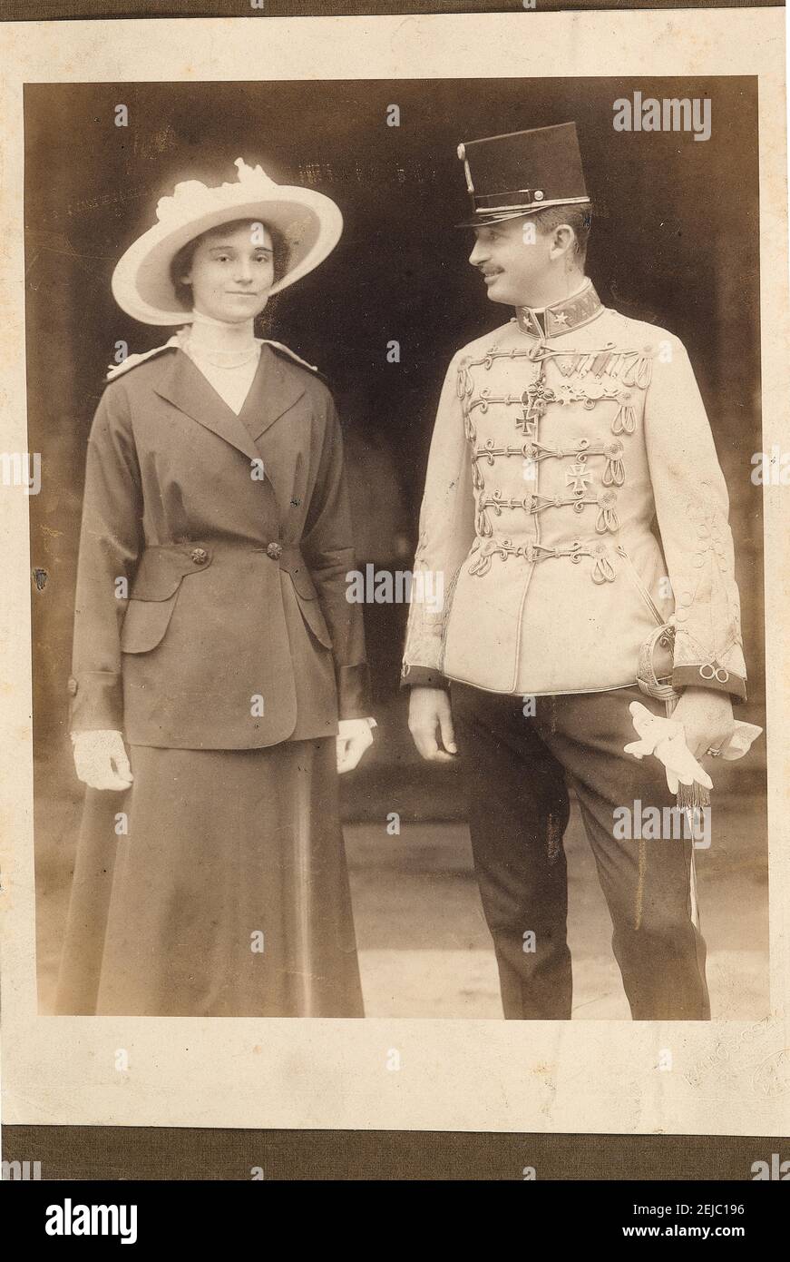Emperor Charles I of Austria (1887-1922), with Empress Zita. Museum ...