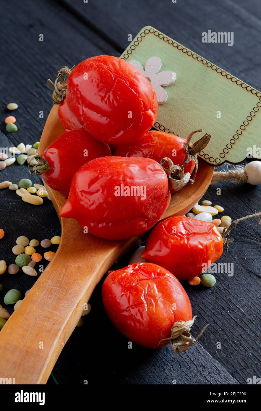 small tomatoes typical of the cultivation of the Neapolitan territory ...