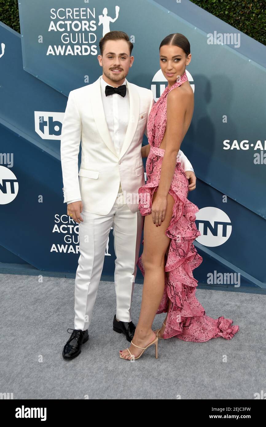 Dacre Montgomery and Liv Pollock arrives for the 26th Annual Screen ...