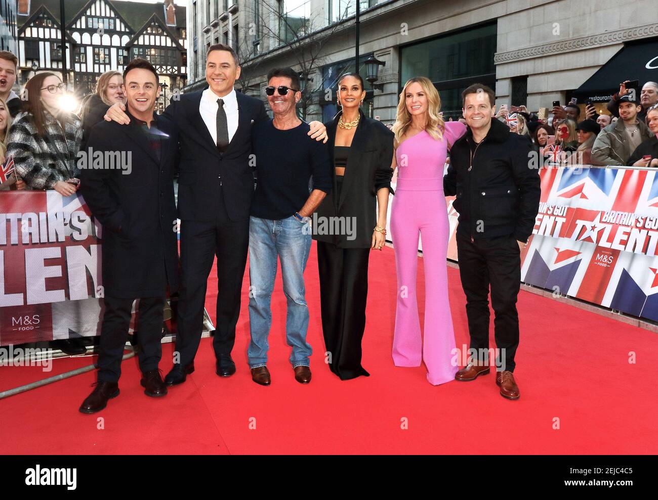 Anthony McPartlin, David Walliams Simon Cowell, Alesha Dixon, Amanda ...