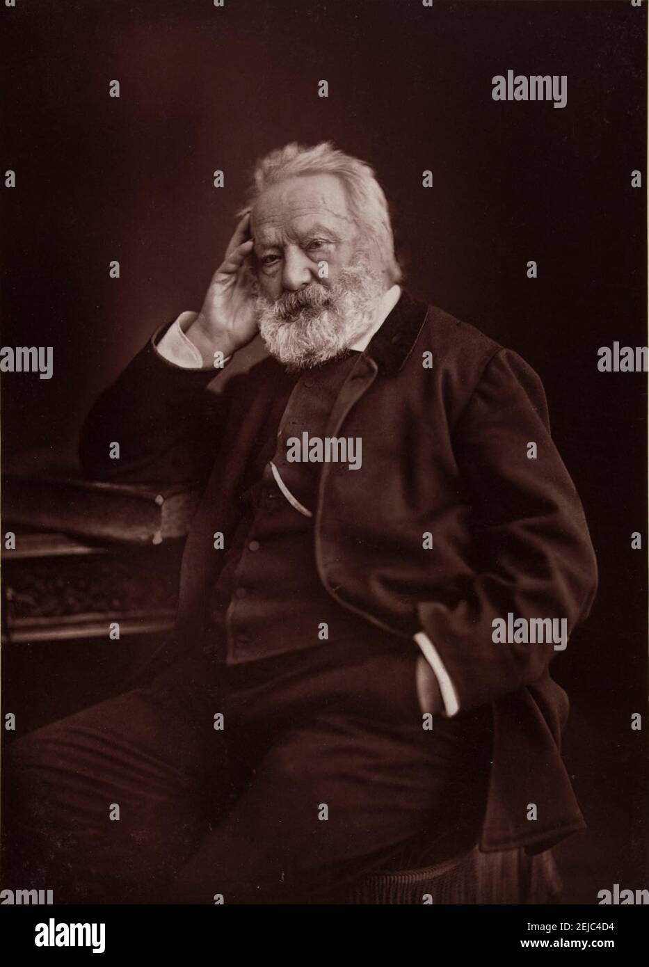 Portrait of Victor Hugo (1802-1885). Museum: Maison de Victor Hugo ...