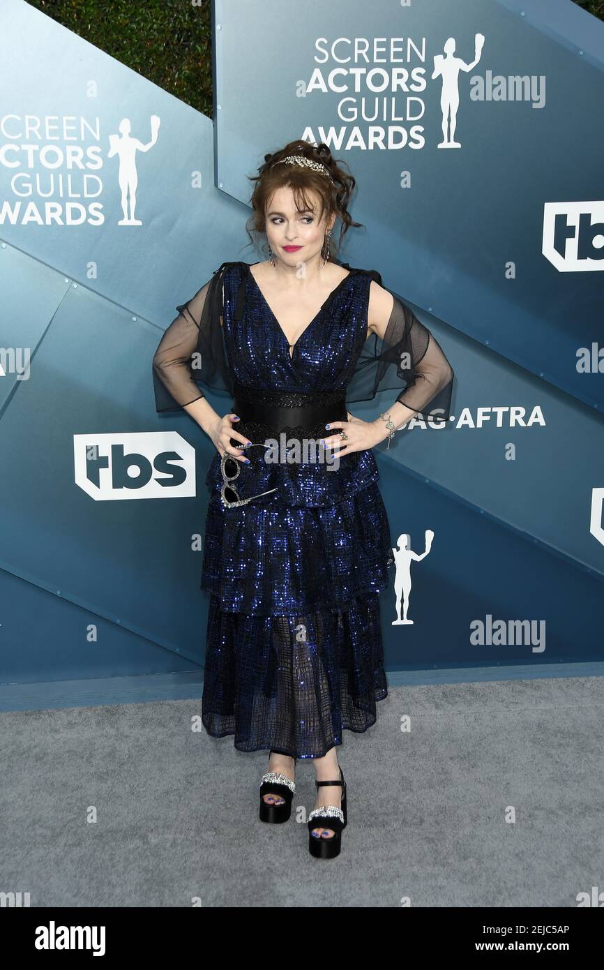Helena Bonham Carter arrives for the 26th Annual Screen Actors Guild ...