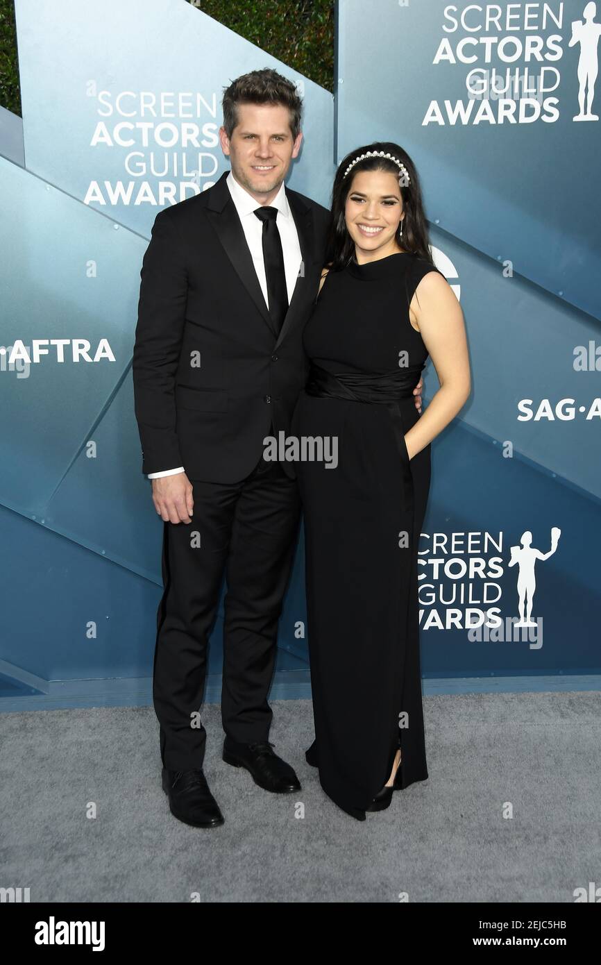 Ryan Piers Williams and America Ferrera arrives for the 26th Annual ...