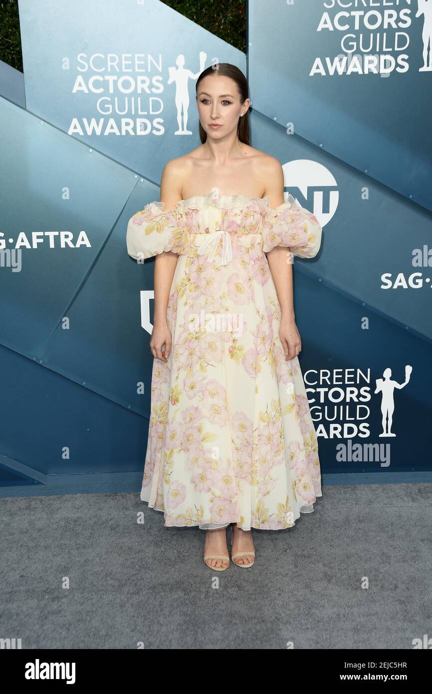 Erin Doherty arrives for the 26th Annual Screen ActorsÂ Guild Awards at ...