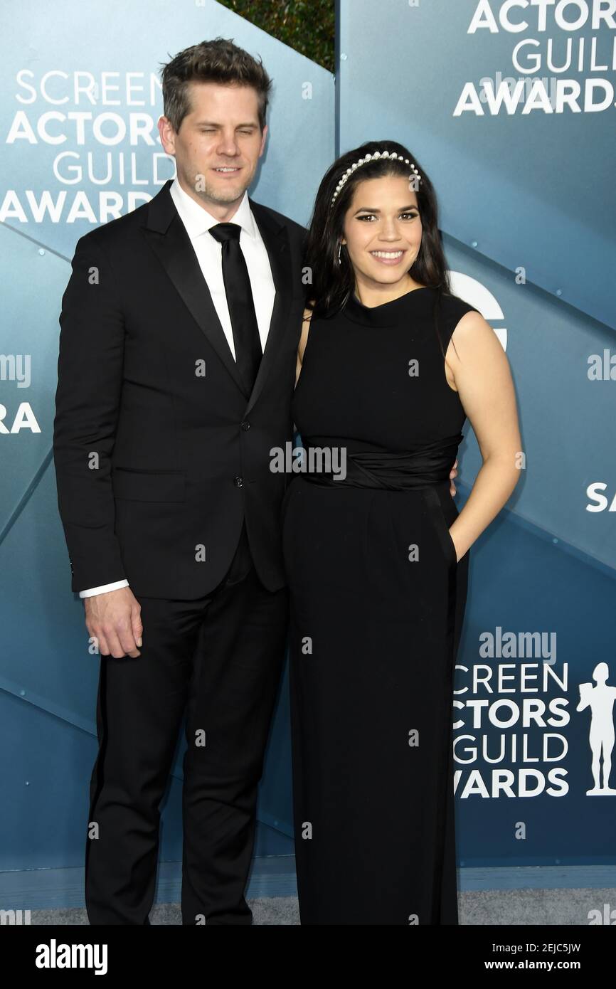 Ryan Piers Williams and America Ferrera arrives for the 26th Annual ...